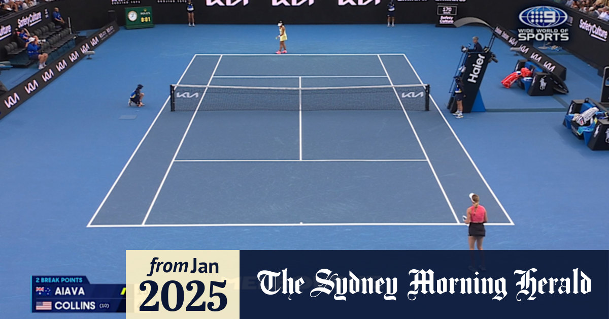 Video: Australian Open Highlights: Destanee Aiava v Danielle Collins